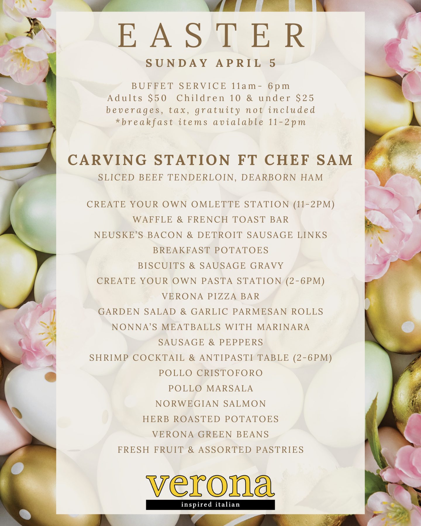 Our Menu - Verona Inspired Italian | Casual Food & Craft Cocktails